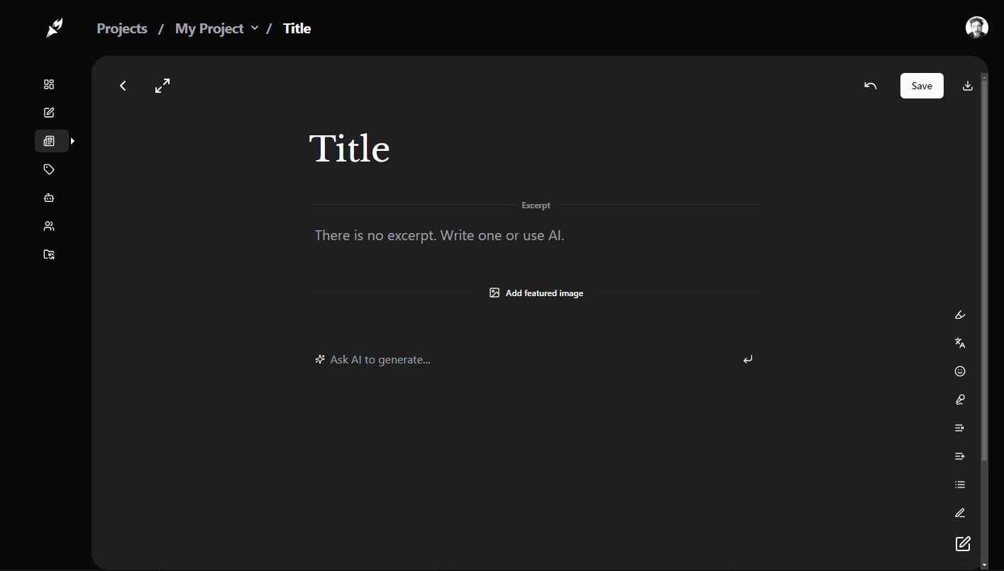 Create Blank Document | GenNews